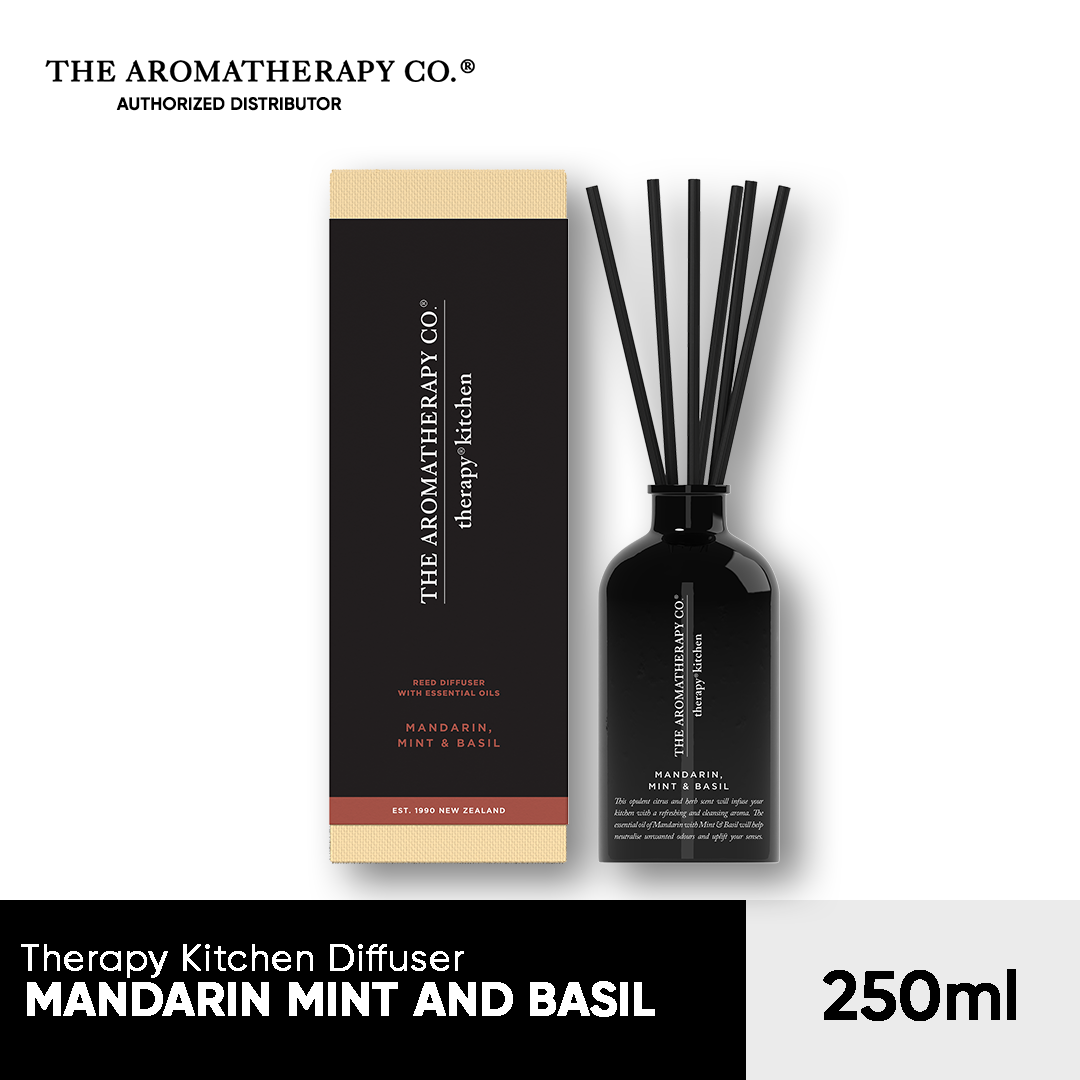 Therapy Kitchen Diffuser 250ml Mandarin Mint and Basil – Wellness Plus