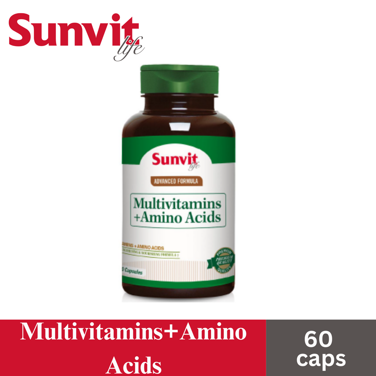 Sunvit Multiviamins+Amino Acids 60 capsule – Wellness Plus