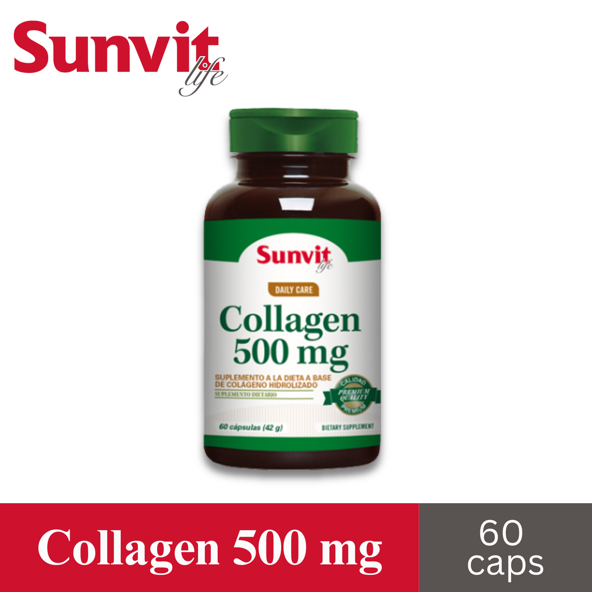 Sunvit Collagen 500 mg 60 caps – Wellness Plus