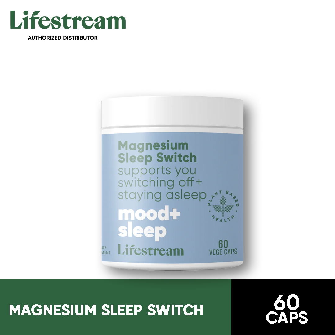 Lifestream Magnesium Sleep Switch (60 Capsules) – Wellness Plus